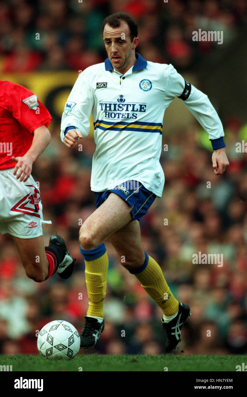 GARY MCALLISTER LEEDS UNITED FC 05 January 1994 Stock Photo - Alamy