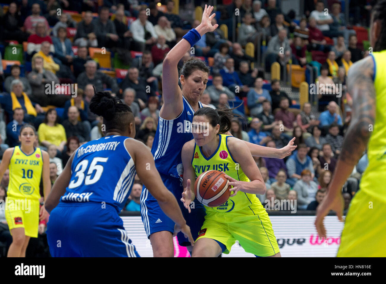 From left MARTA XARGAY from USK, ANGEL McCOUGHTRY, HELENA CIAK both ...