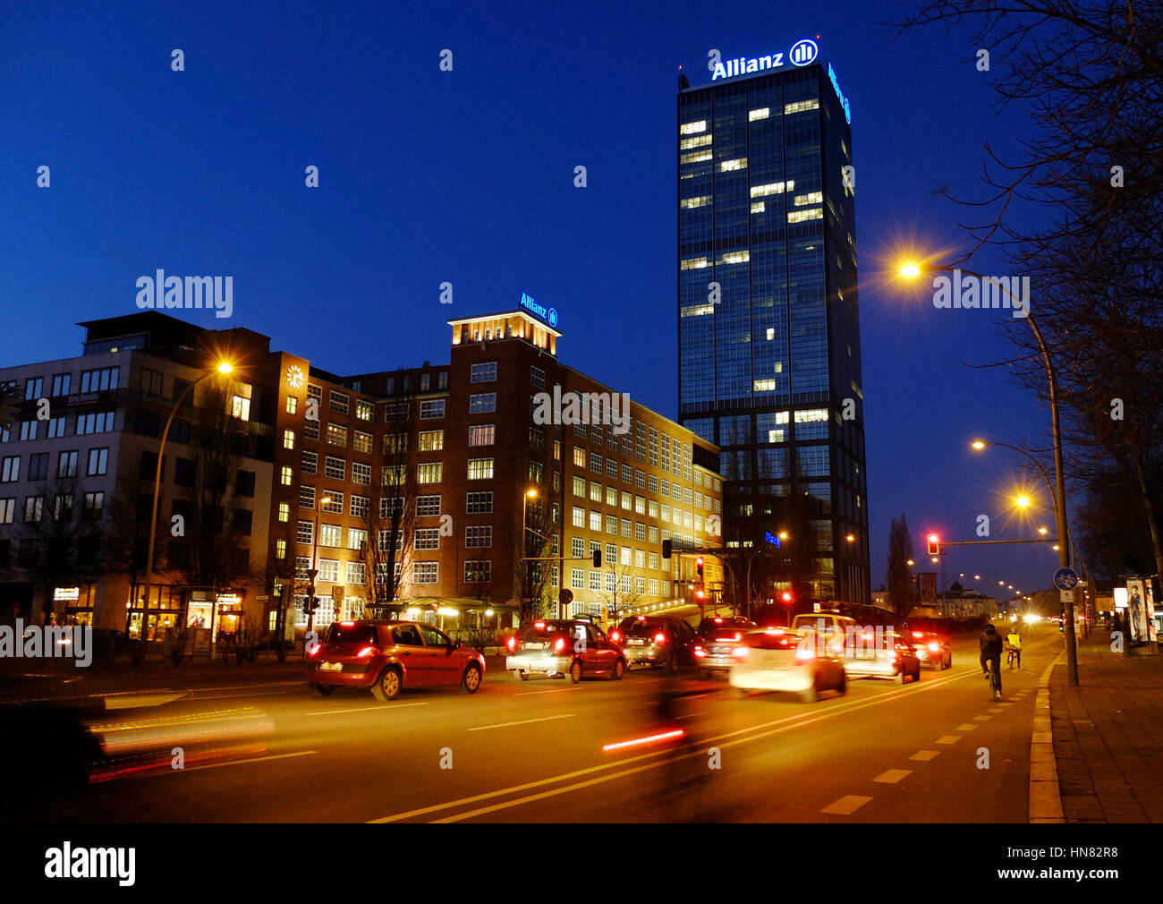 Berlin, Germany. 26th Feb, 2015. The Allianz-Tower belongs to the ...