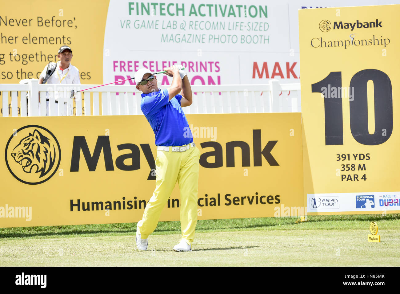 Kuala Lumpur, MALAYSIA. 9th Feb, 2017. Angelo QUE of Filipine plays a ...