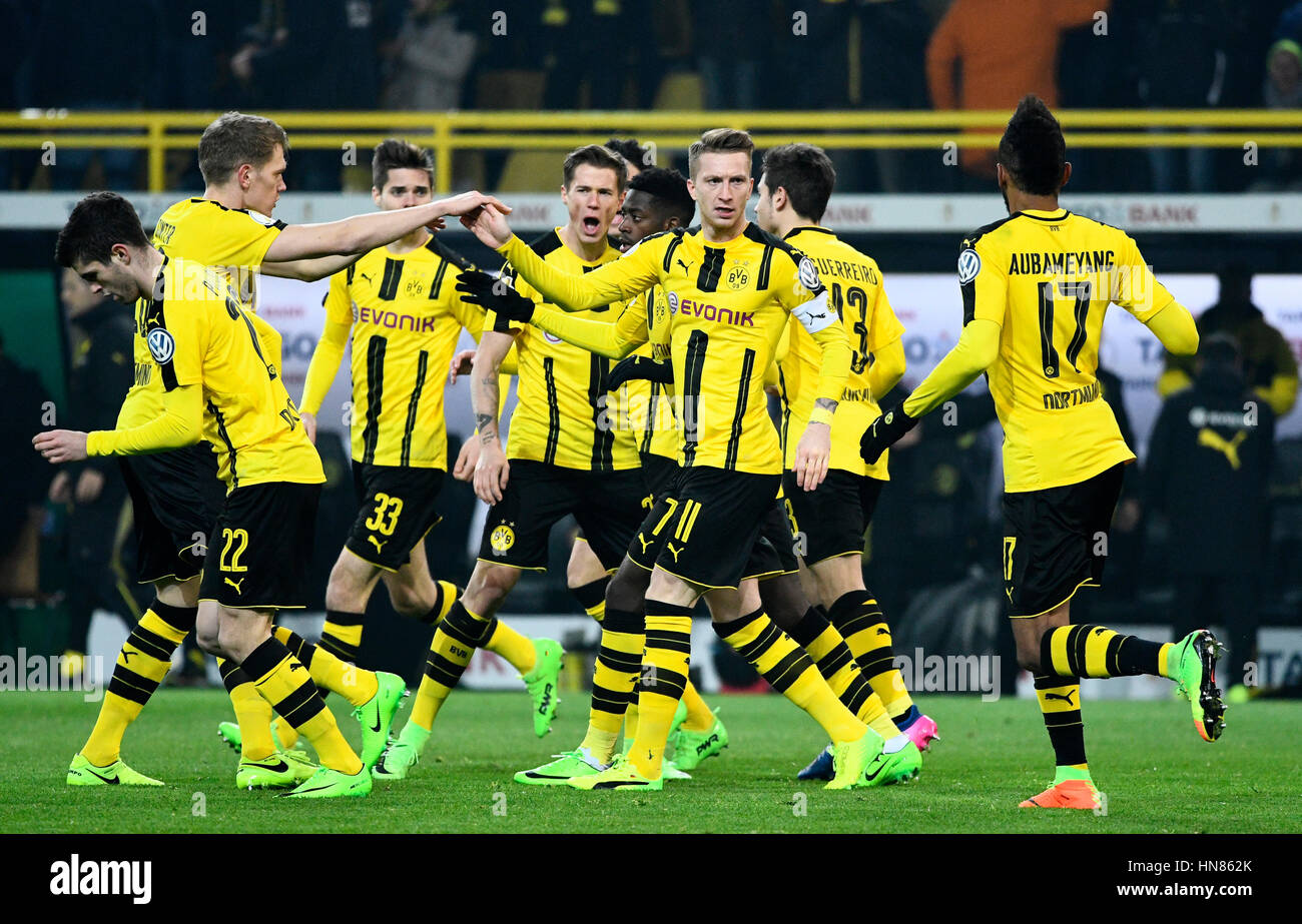 Signal Iduna Park Dortmund, Germany. 8th February, 2017. German ...