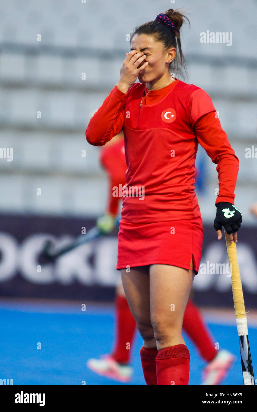 Valencia, Spain. 9th February 2017. Celik during the match between ...