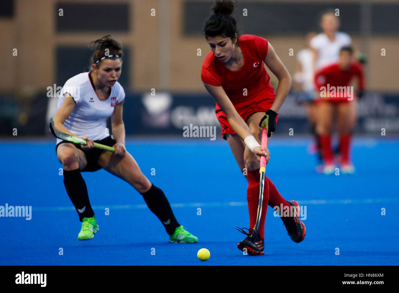Valencia, Spain. 9th February 2017. Gultekin during the match between ...