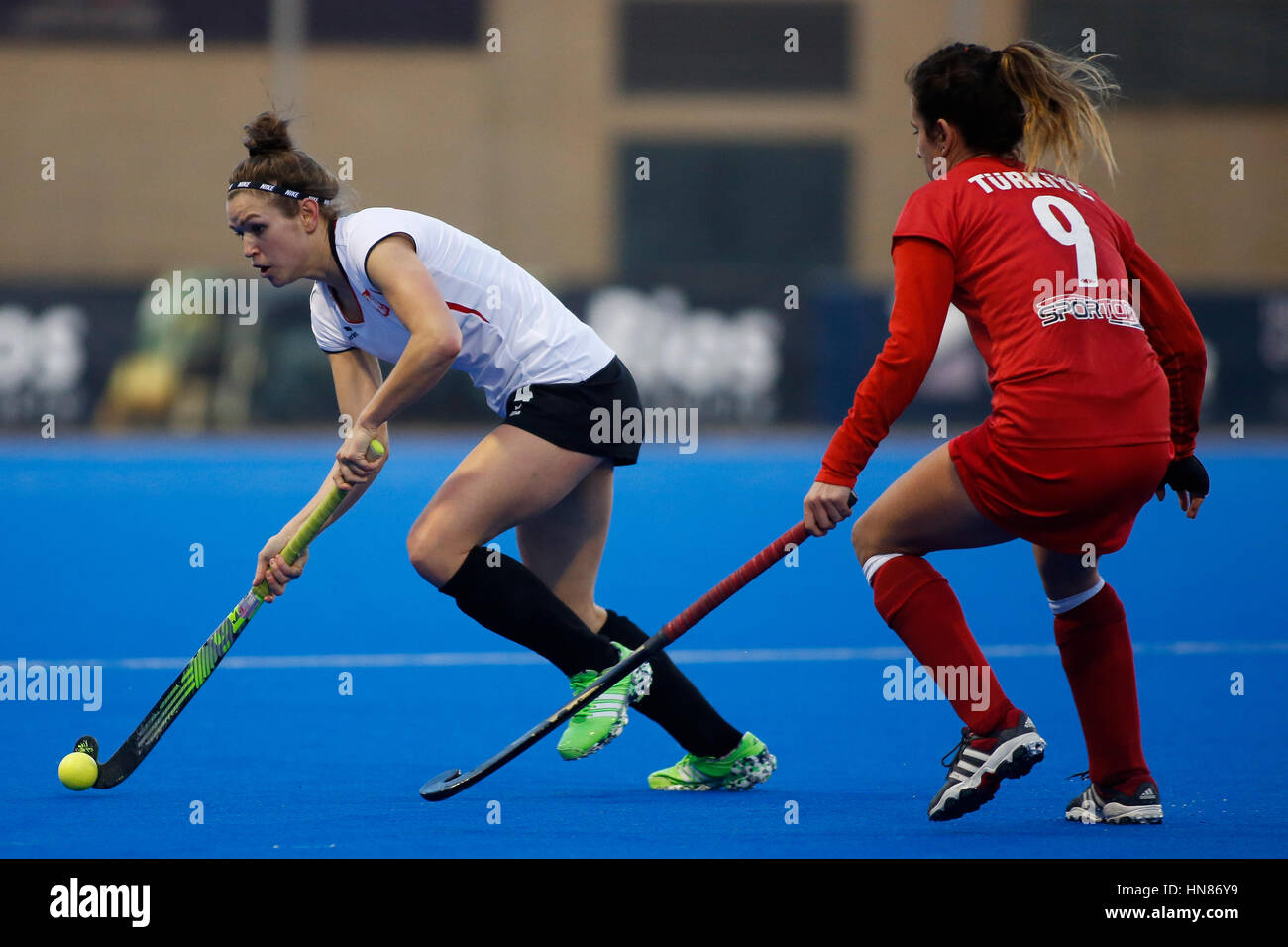 Valencia, Spain. 9th February 2017. Katerla during the match between ...