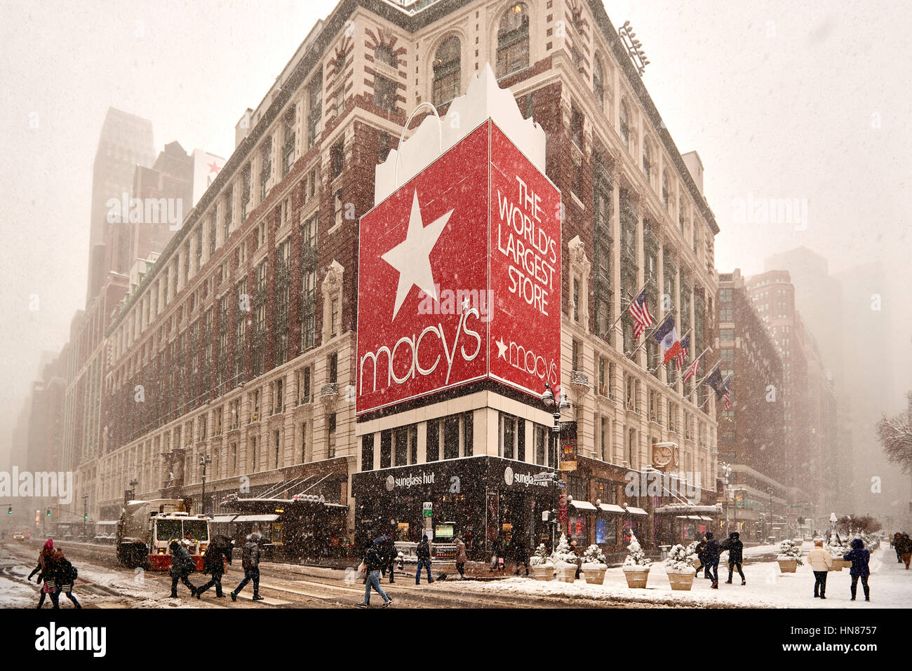 Brooklyn, New York City, USA. 9th Feb, 2017.Macy's Herald Square in ...