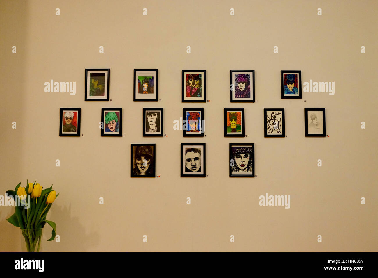 London, UK. 9th Feb, 2017. Molly Parkin, famous Welsh artist ...