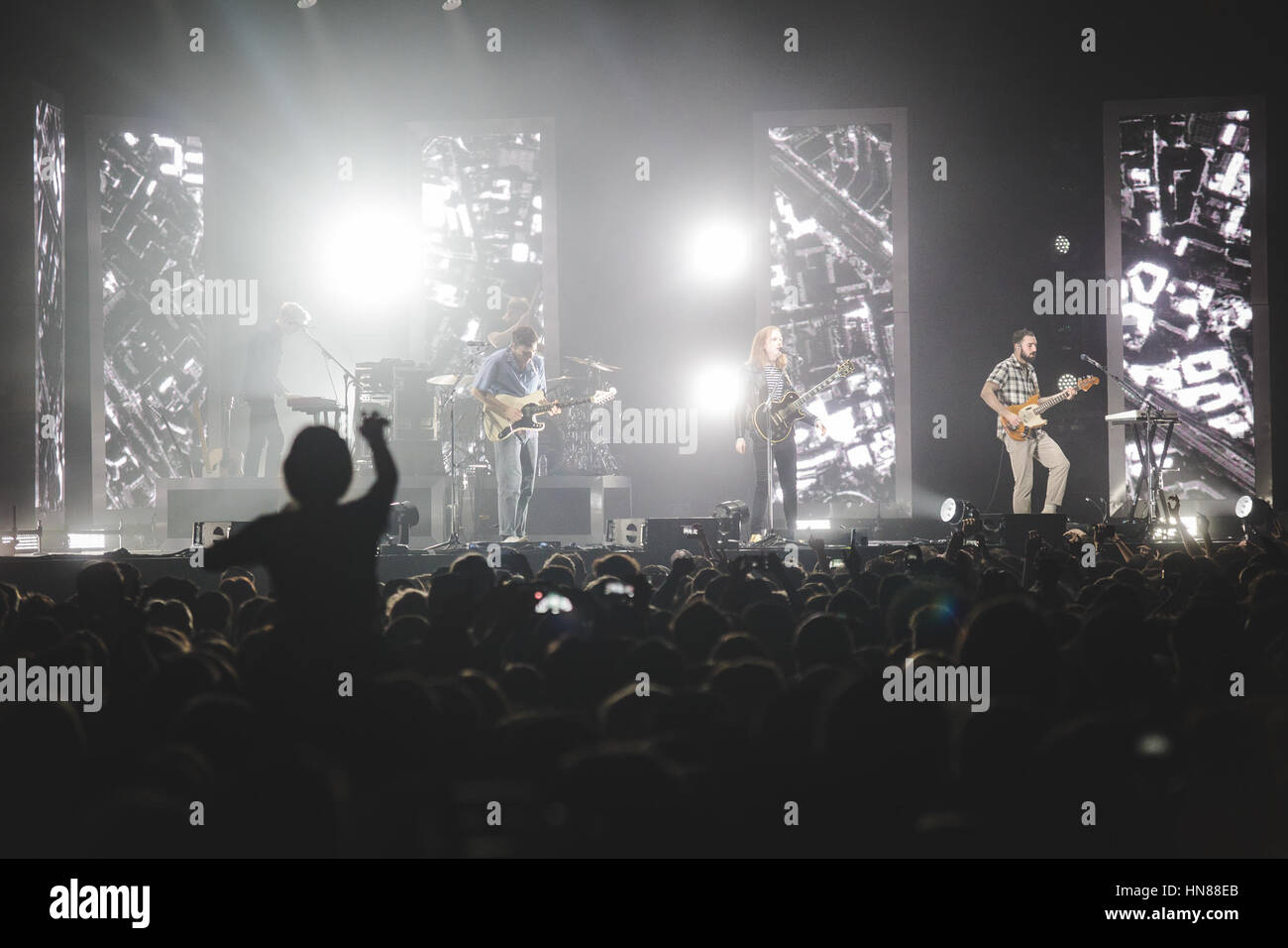 London, UK. February 9, 2017 - Alex Trimble, Sam Halliday and Kevin ...