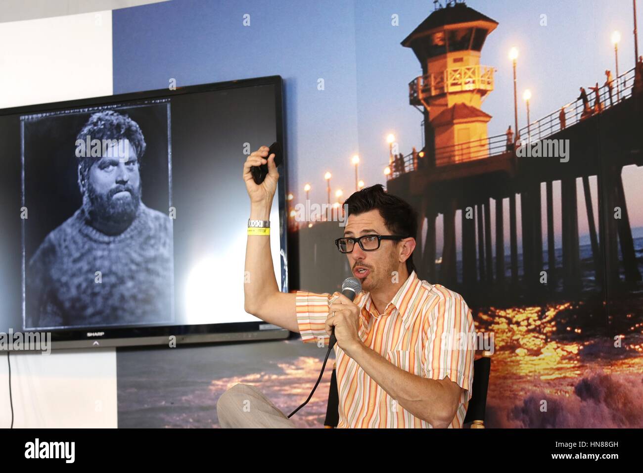 Los Angeles, California, USA. 18th Apr, 2015. LA Times photographer Jay ...