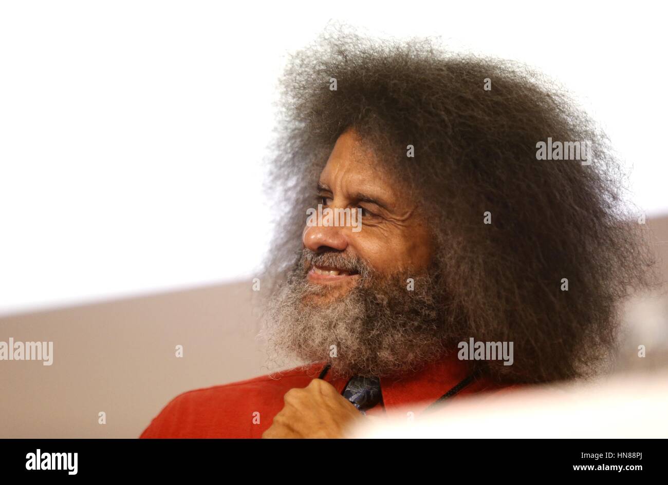 Los Angeles, California, USA. 19th Apr, 2015. Jody David Armour listens ...