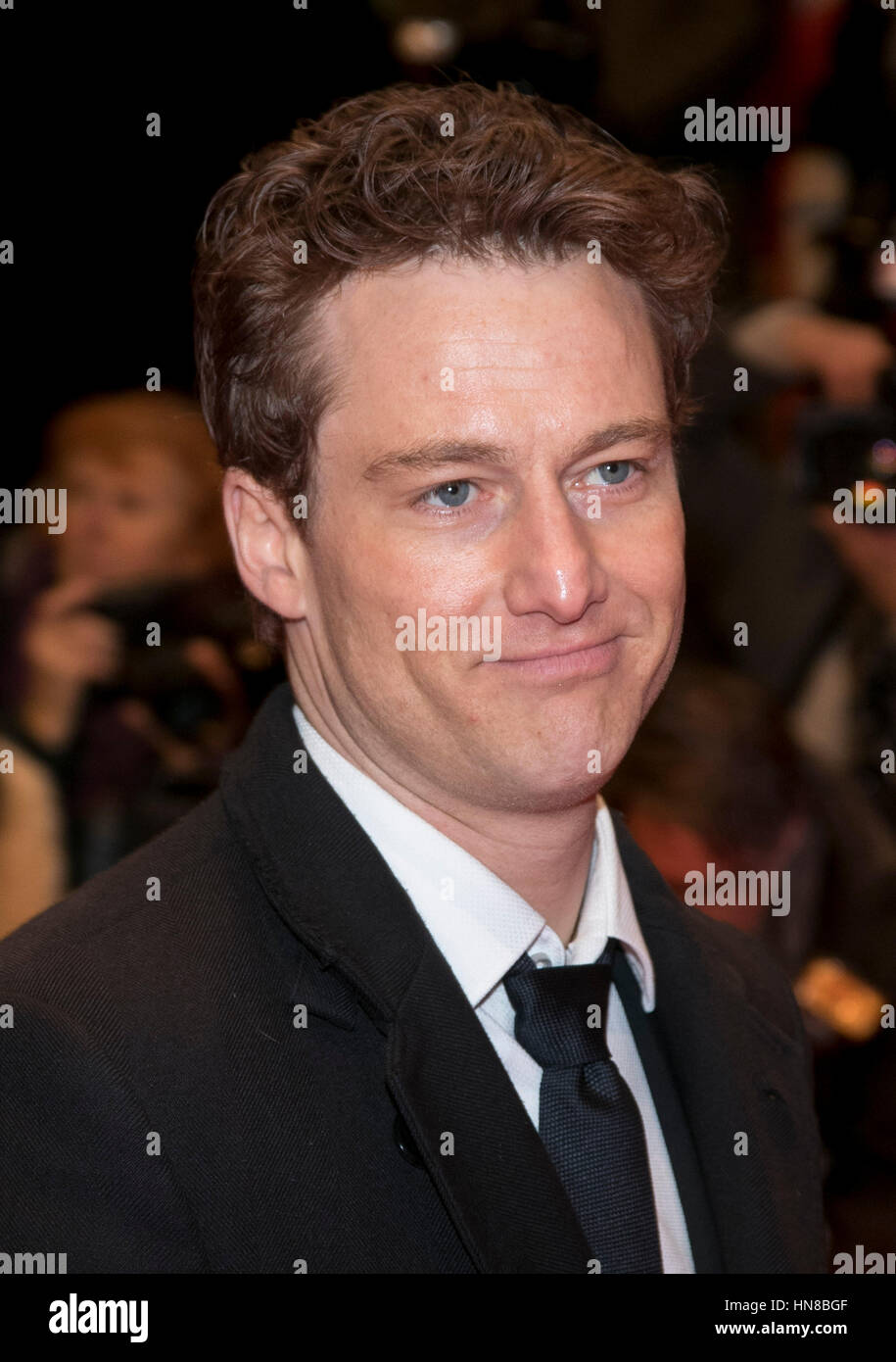 Berlin, Germany. 09th Feb, 2017. Alexander Fehling arrives at the world ...