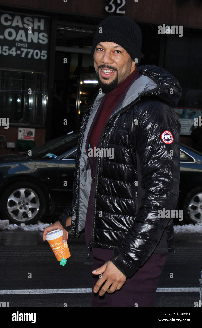 New York, NY, USA. 10th Feb, 2017. Common at NBC's Today Show promoting ...