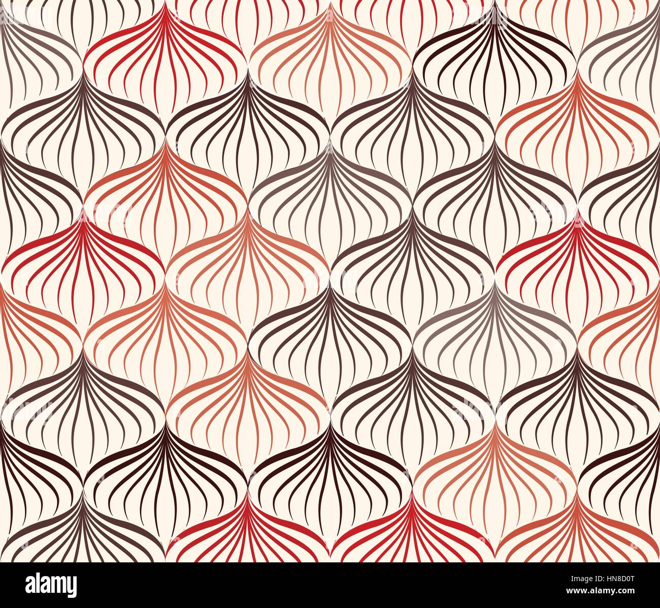 Abstact vector seamless pattern. Floral line swirl geometric texture ...