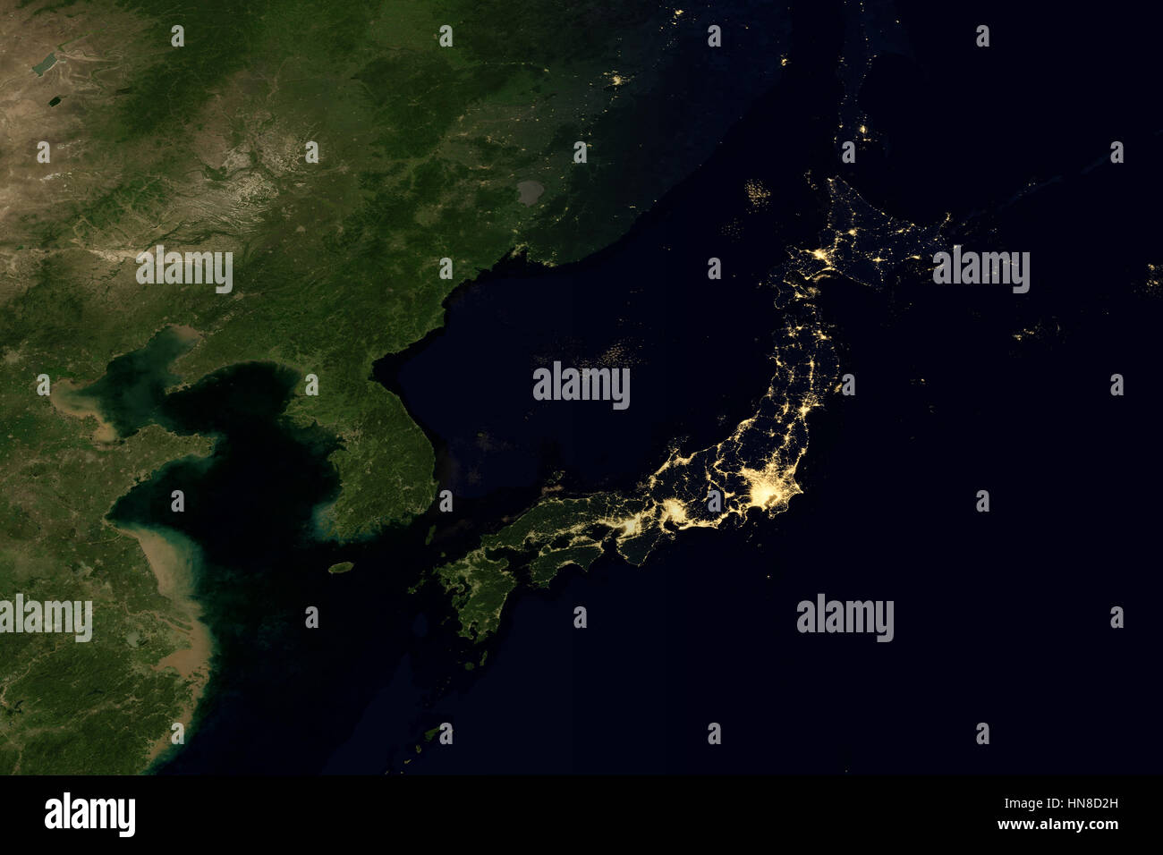 World map japan hi-res stock photography and images - Alamy