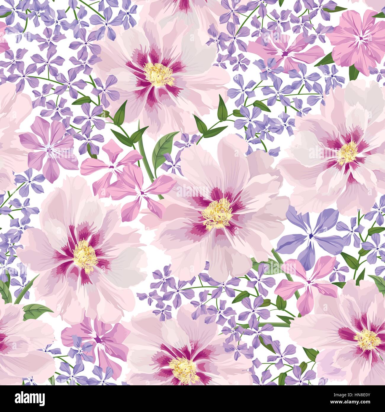 Floral seamless pattern. Flower background. Floral seamless texture ...