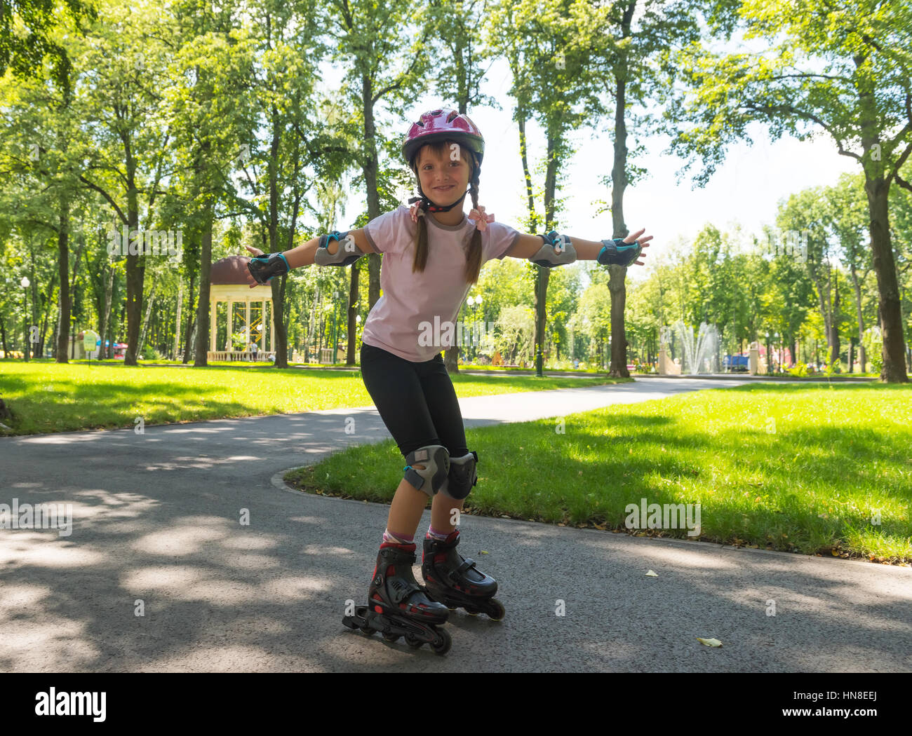 Roller Skating Child Stock Photos & Roller Skating Child Stock Images ...