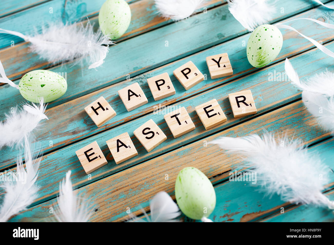 English text happy easter hi-res stock photography and images - Alamy