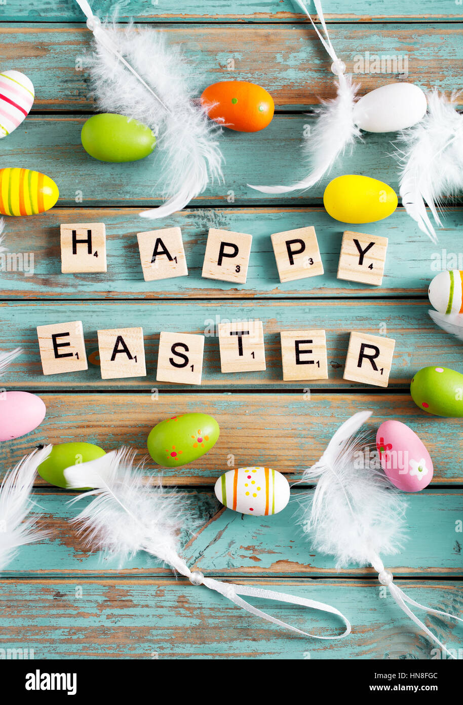 English text happy easter hi-res stock photography and images - Alamy