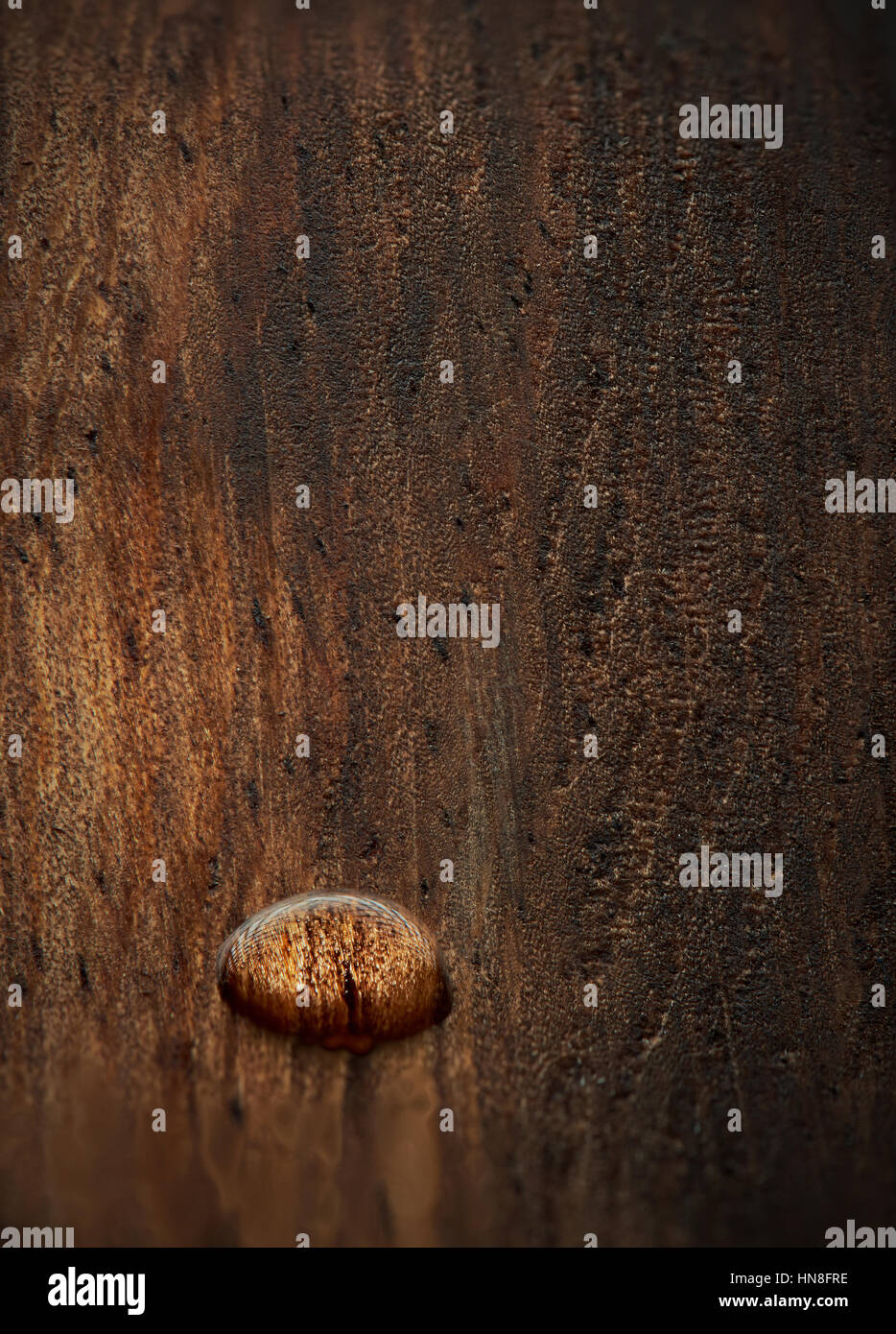 close up of brown wood surface with water drop Stock Photo - Alamy