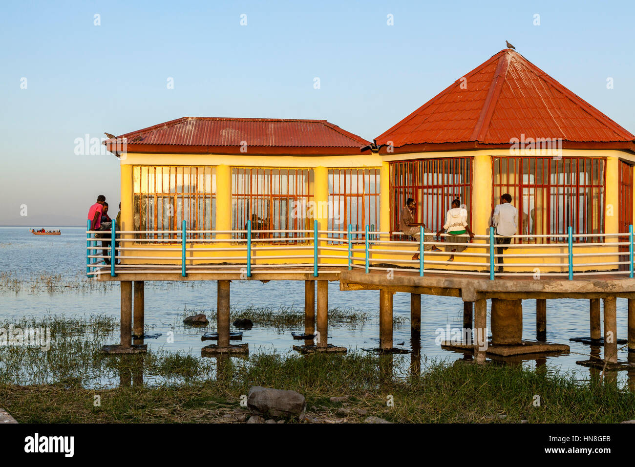 The Fish Jetty, Lake Ziway, Ethiopia Stock Photo - Alamy
