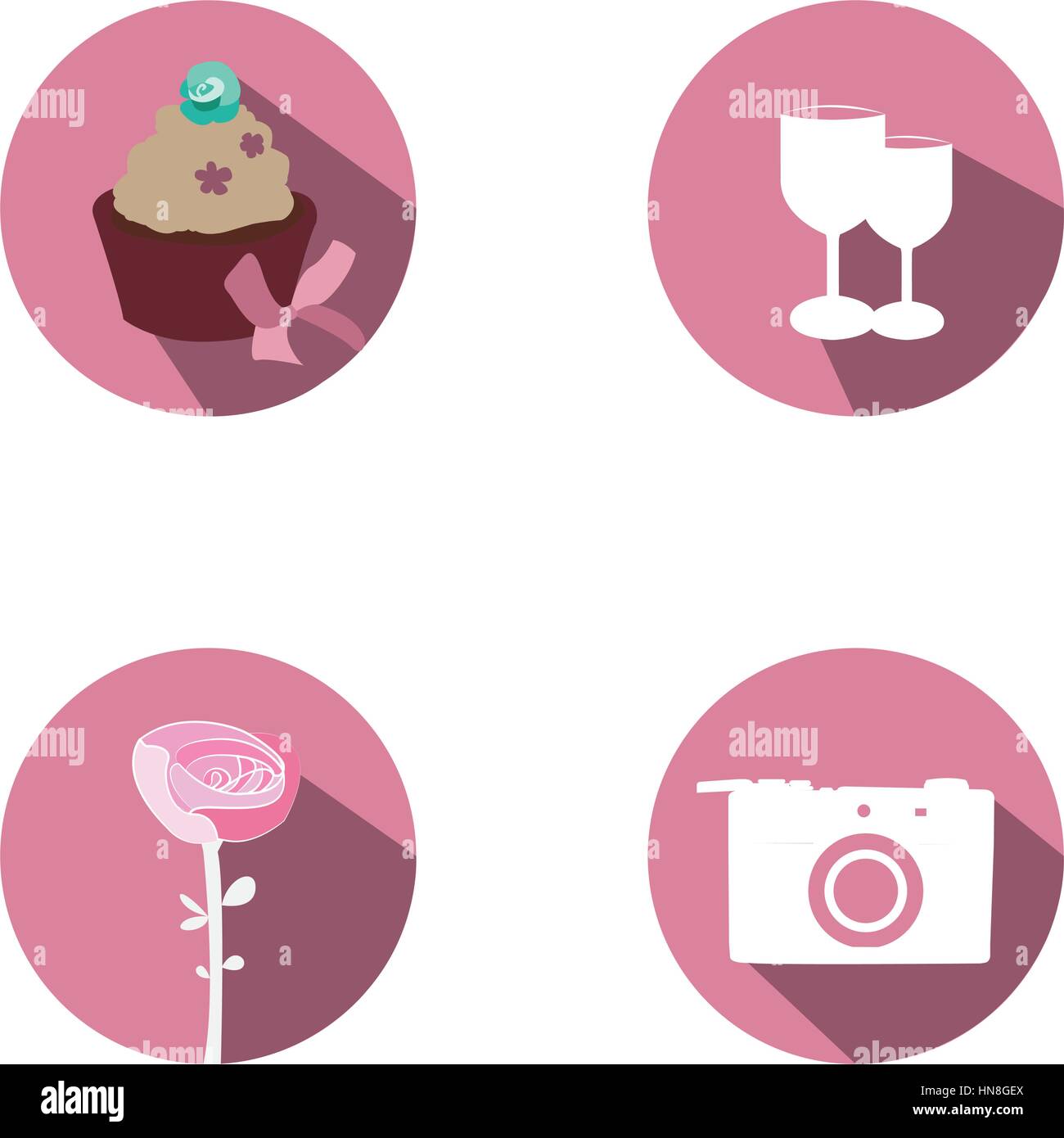 Couple photo object Stock Vector Images - Alamy