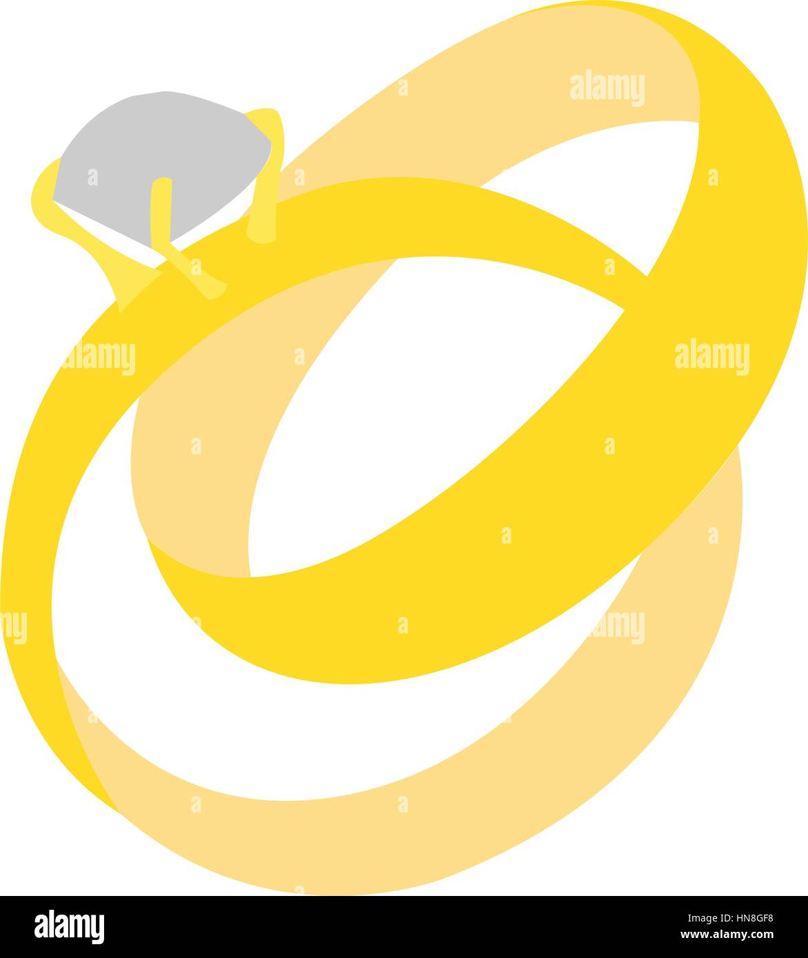 Isolated wedding rings Stock Vector Image & Art - Alamy