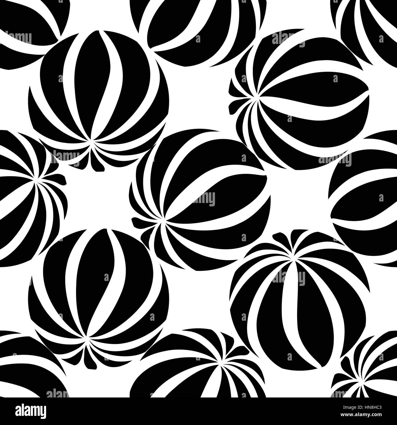 Abastract geometric striped balls seamless pattern. Circle grid texture ...