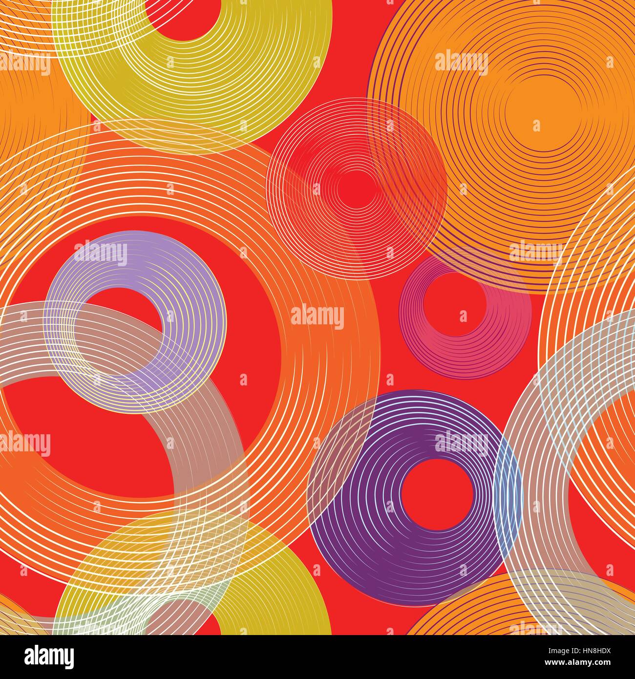 Abastract geometric seamless pattern. Bubble ornamental background ...