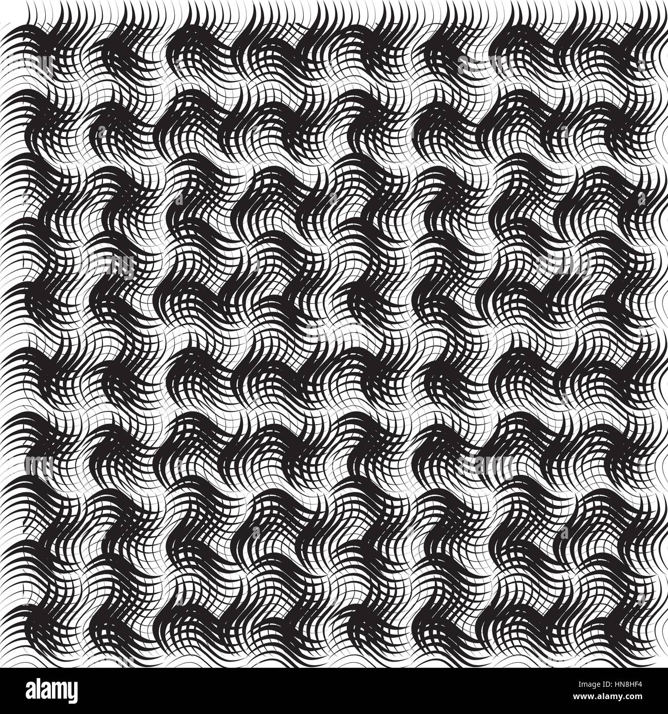 Abastract geometric seamless pattern. Wave grid texture for wallpaper ...