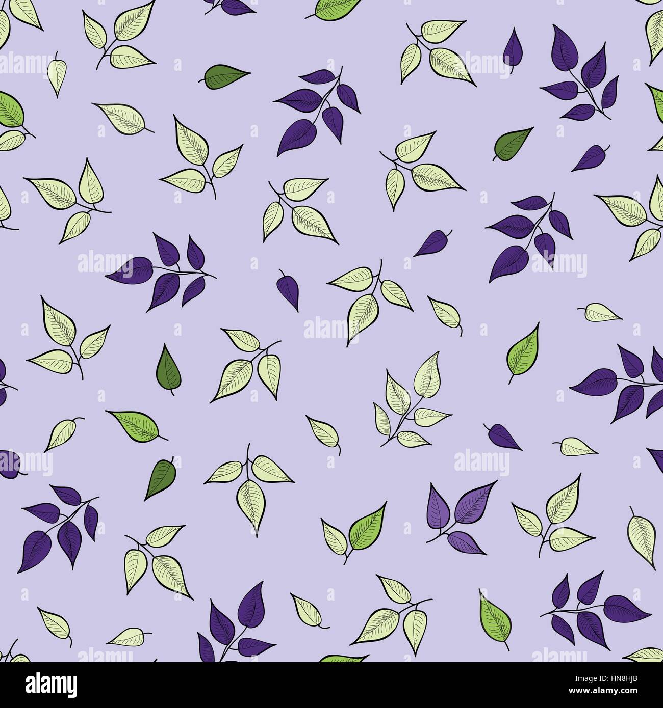 Leaves pattern. Floral seamless background. Leaf ornamental texture ...