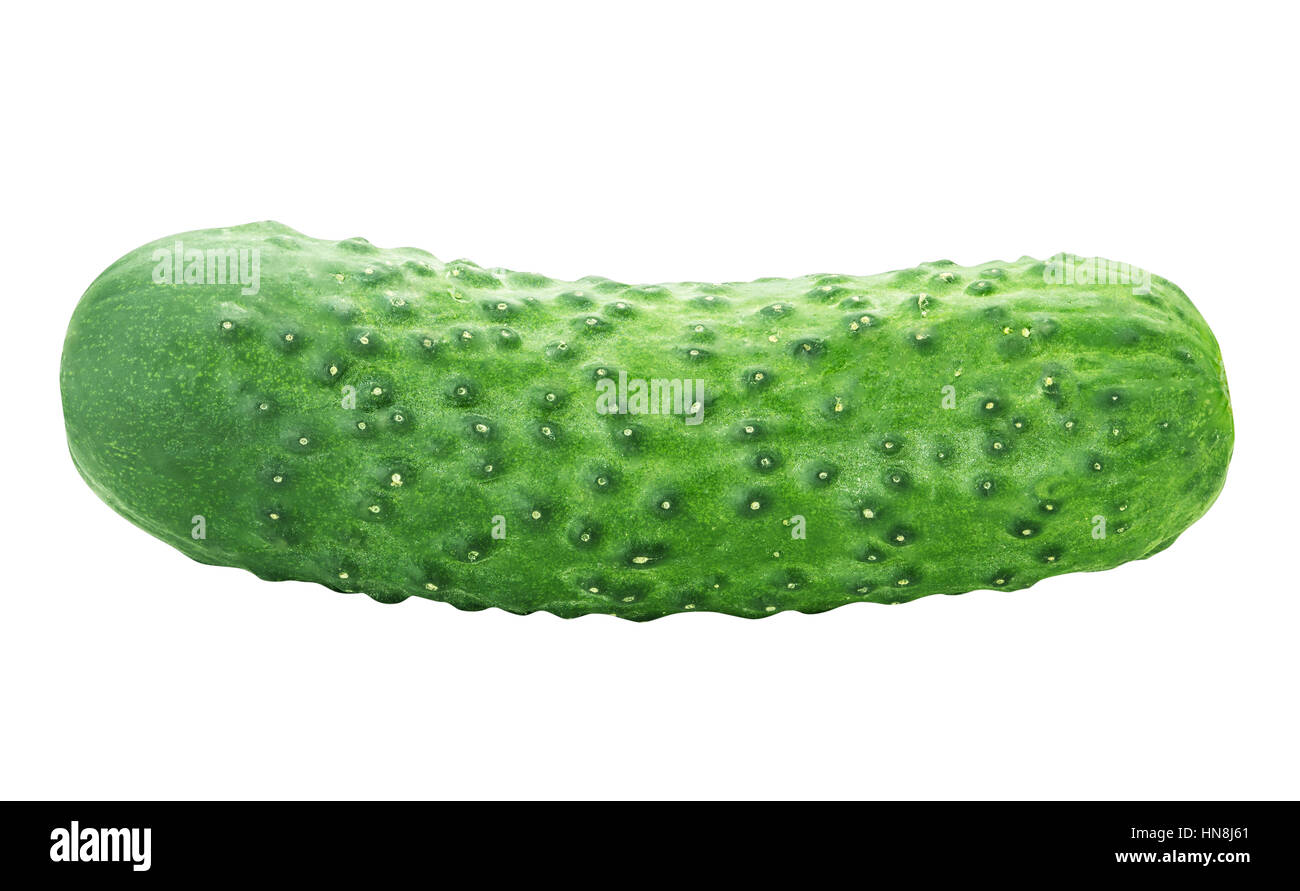 cucumber isolated on white background with clipping path Stock Photo ...