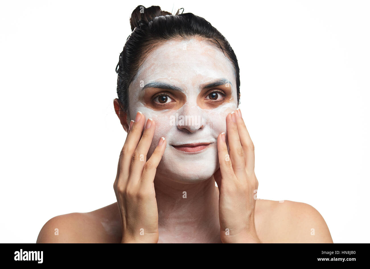 Woman full face hi-res stock photography and images - Alamy