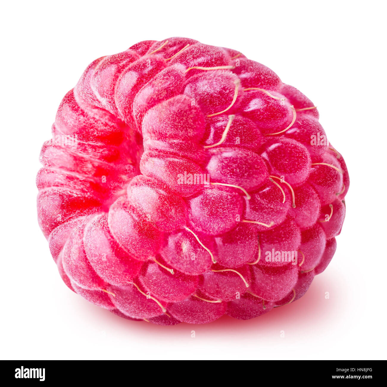 Raspberry isolated on white background with clipping path Stock Photo ...