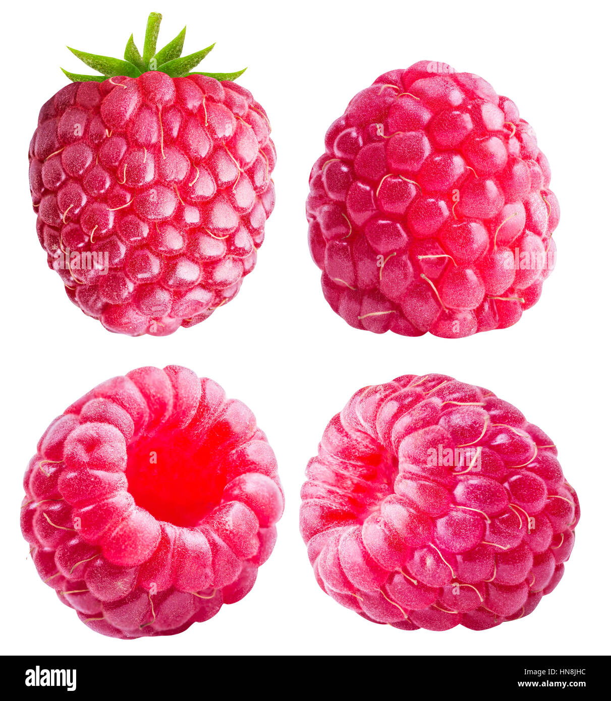 Raspberry isolated on white background with clipping path Stock Photo - Alamy