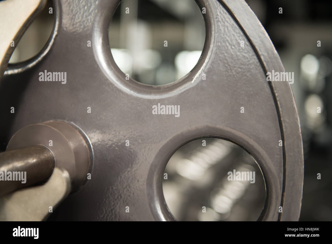 Weight Equipment And Machines At The Modern Gym Room Fitness Center ...