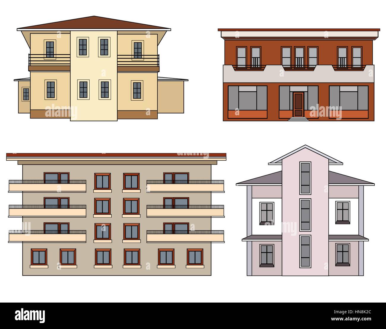 House building inside tree Stock Vector Images - Alamy