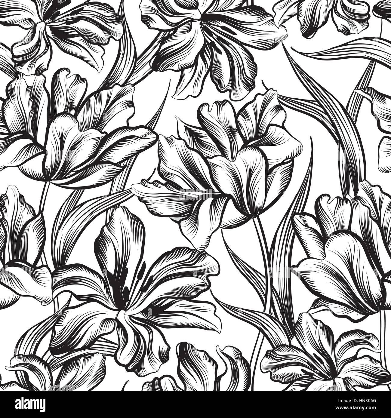 Floral seamless pattern. Flower background. Floral seamless texture ...