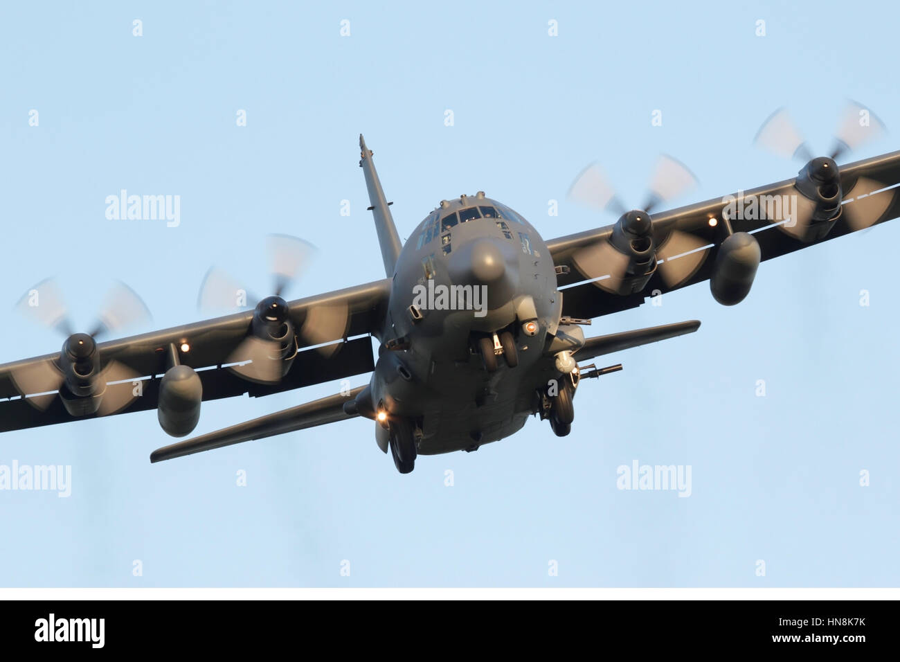 A USAF AC-130U 'Spooky' from the 4th Special Operations Squadron ...
