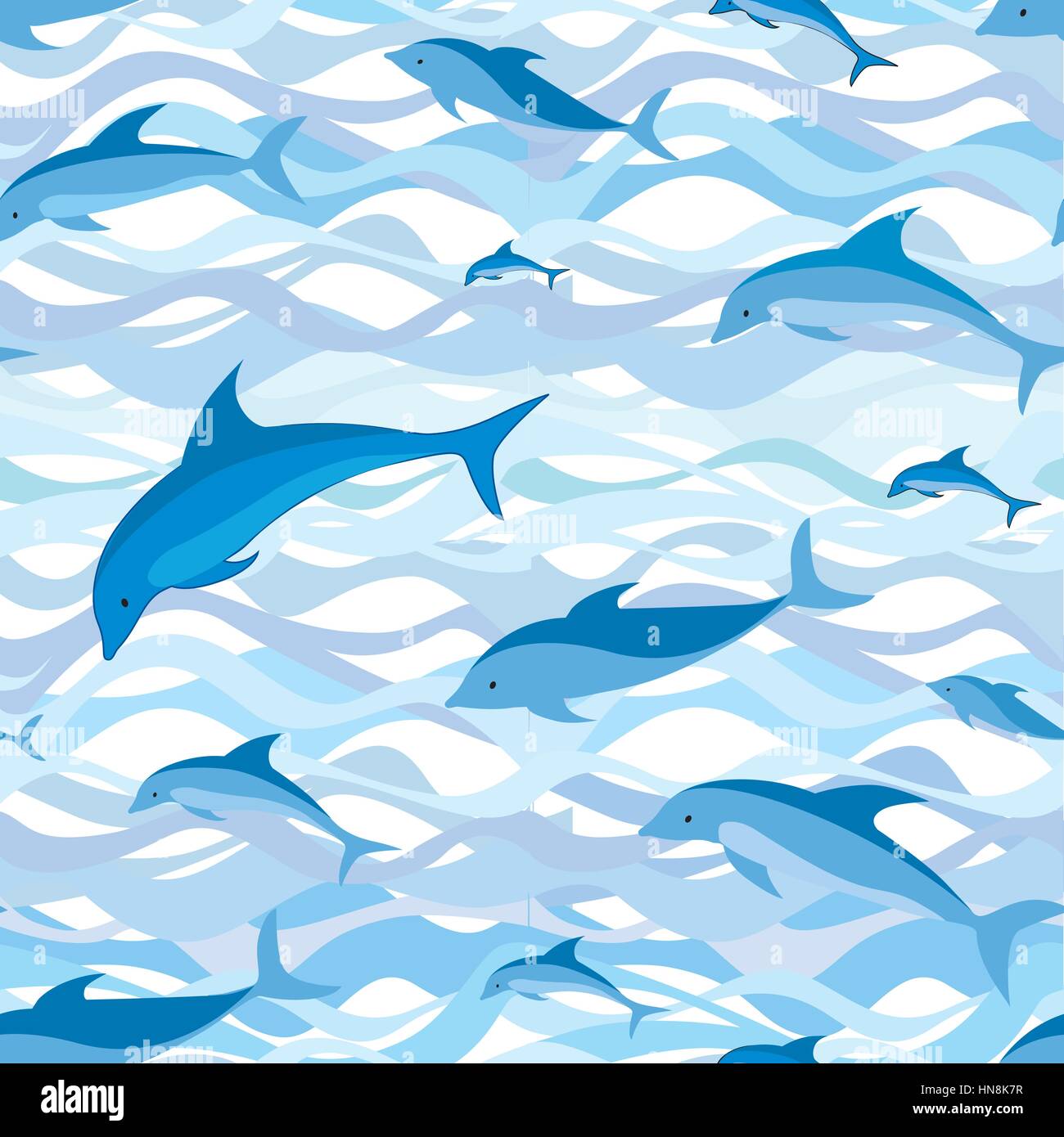 Dolphin pattern hi-res stock photography and images - Alamy
