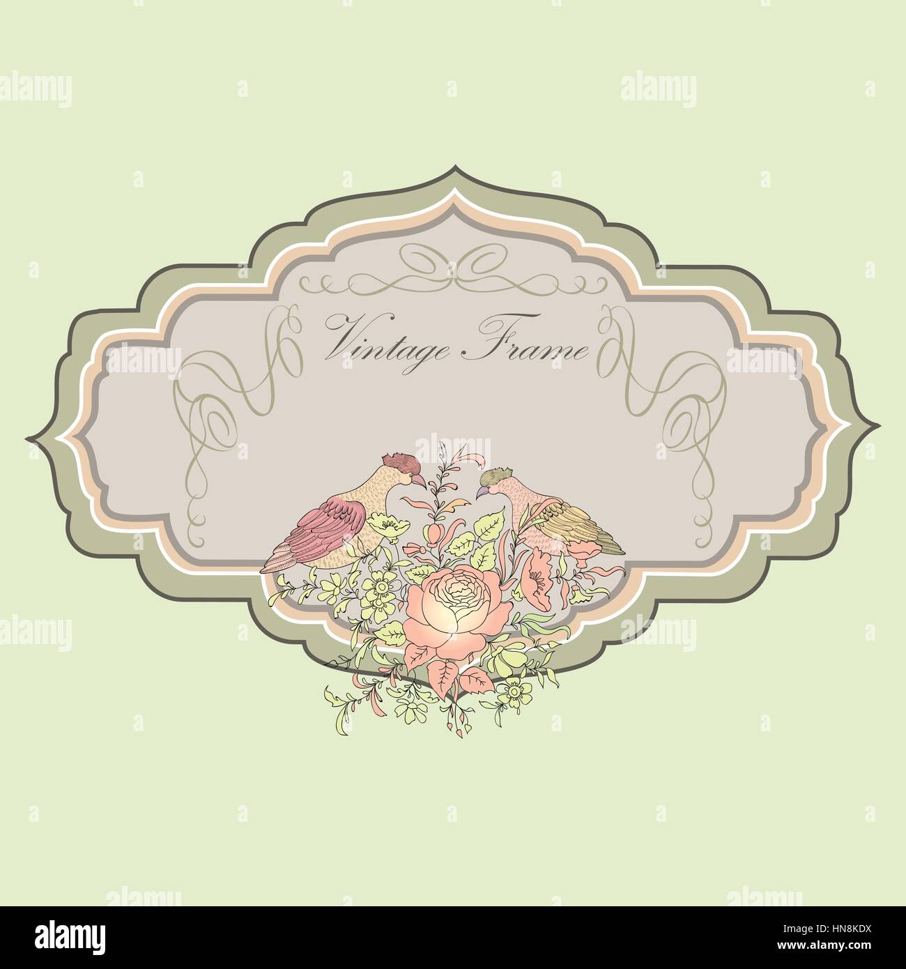Vintage order card Stock Vector Images - Alamy