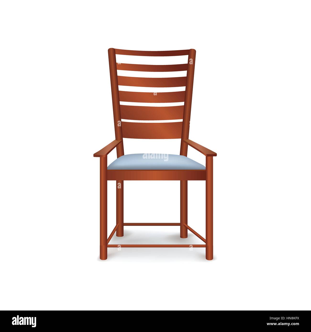 Old wooden deck chair Cut Out Stock Images & Pictures - Alamy