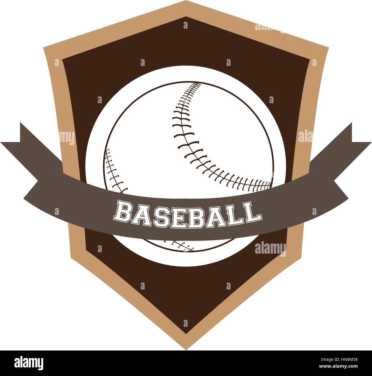 Baseball emblem hi-res stock photography and images - Alamy