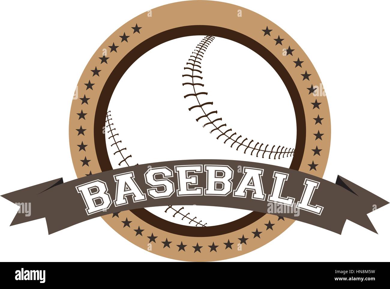 Isolated baseball emblem Stock Vector Image & Art - Alamy