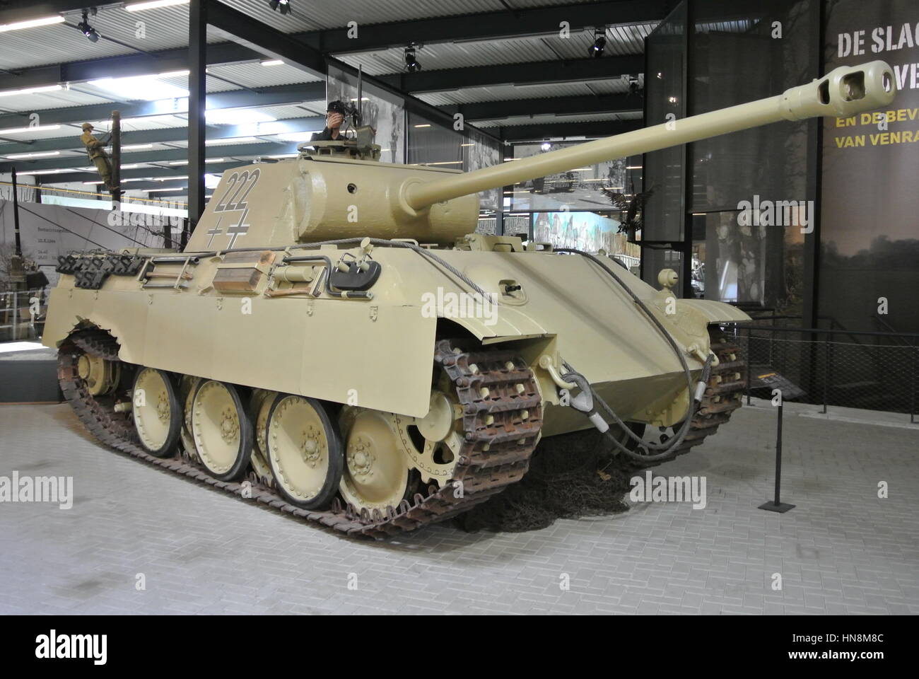 Panther Ausf. G 222 Tank on static display in Dutch National War and ...