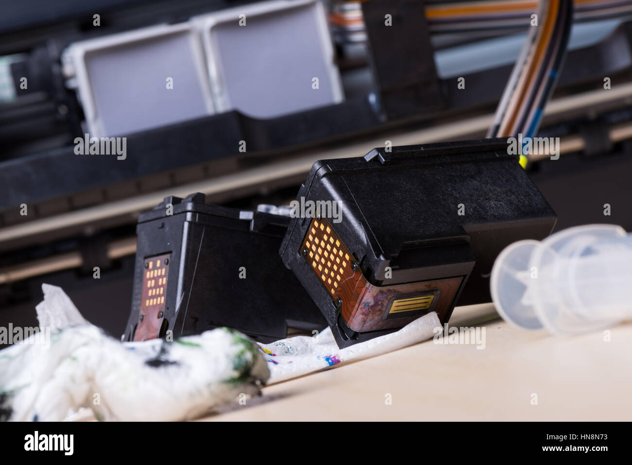 Closeup nozzle plate ink cartridge hi-res stock photography and images ...