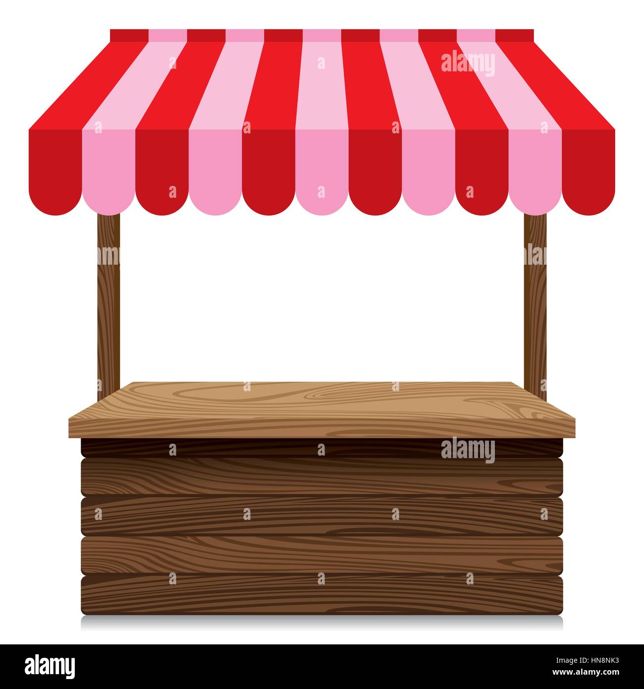 Pink and white awning illustration hi-res stock photography and images ...