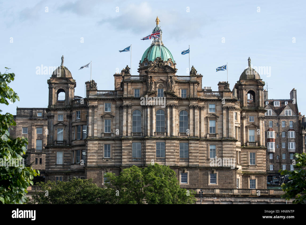 UK, Scotland, Edinburgh - Old College is a building of the University ...