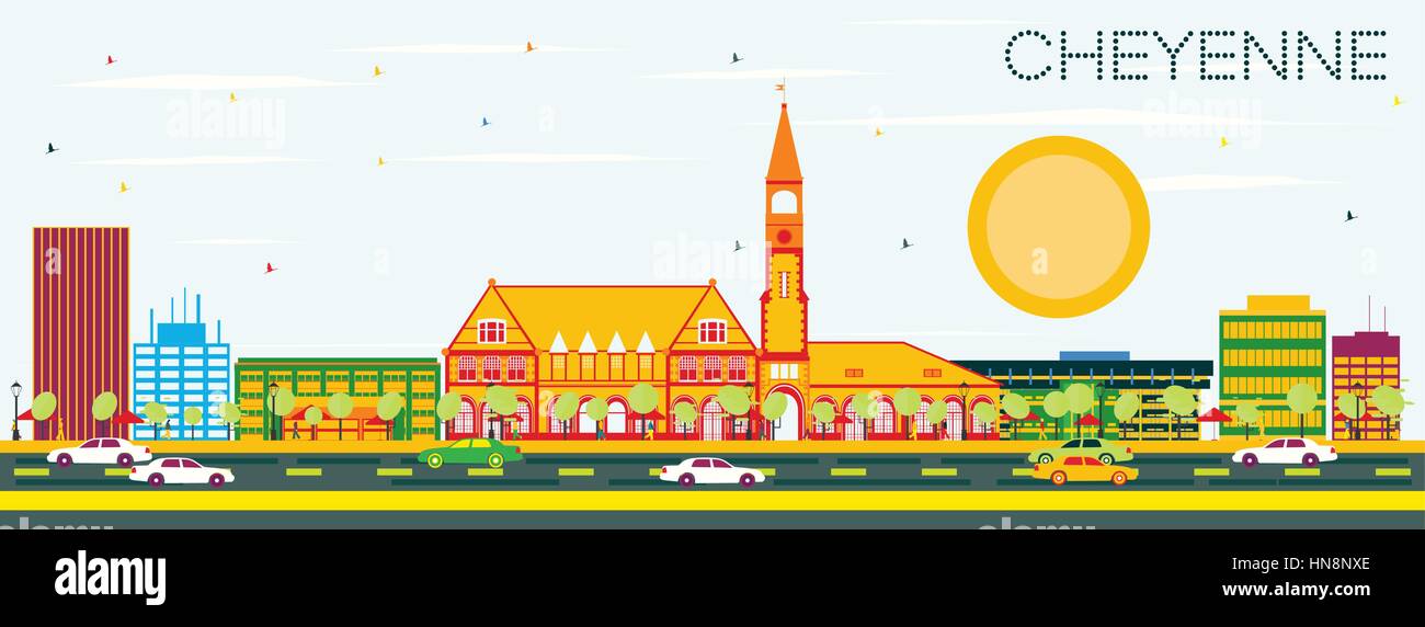 Cheyenne wyoming skyline hi-res stock photography and images - Alamy