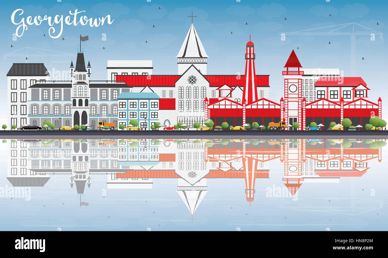Georgetown background Stock Vector Images - Alamy