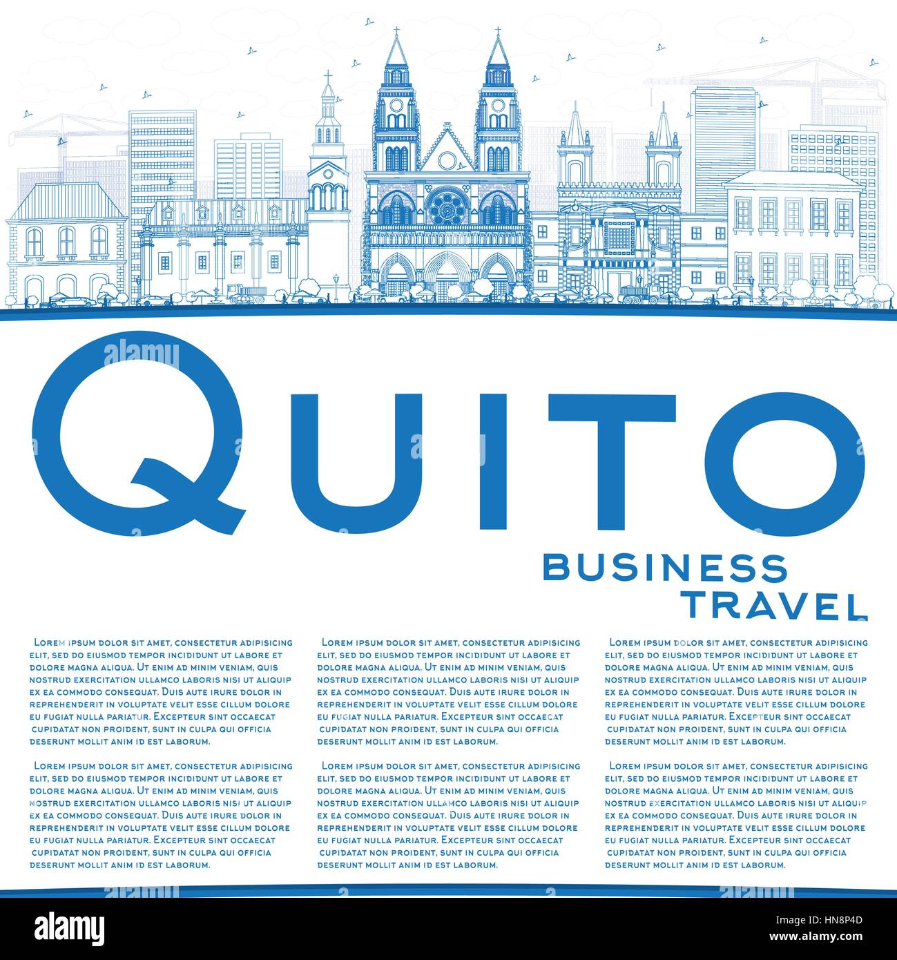 Quito vector vectors hi-res stock photography and images - Alamy