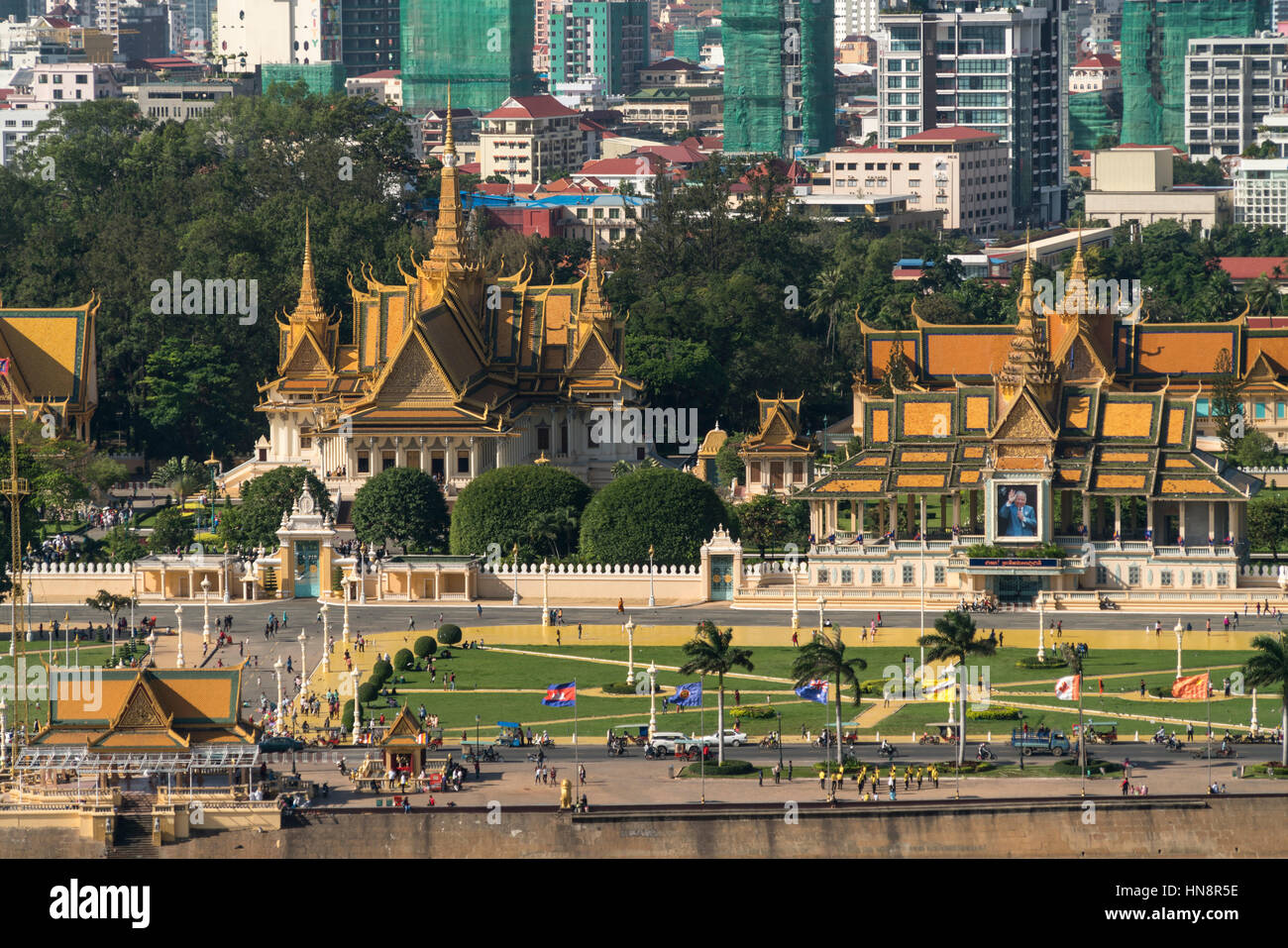 Königspalast , Phnom Penh, Kambodscha, Asien | Royal Palace, Phnom Penh ...